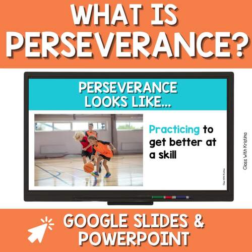 Perseverance Grit Teaching Slides | SEL Character Building Lesson ...