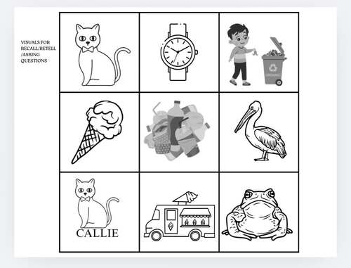 Pete the Cat Screams for Ice Cream Language Activities | AAC, Speech