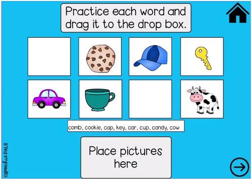 Birthday Party Articulation BOOM CARDS: K by Speechie Pals | TPT