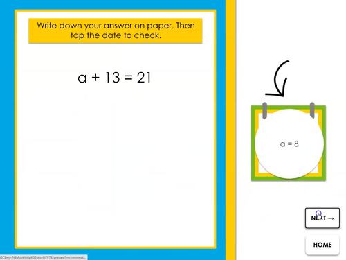 Winter Math Middle School Self-Checking Games by Teaching Math and More
