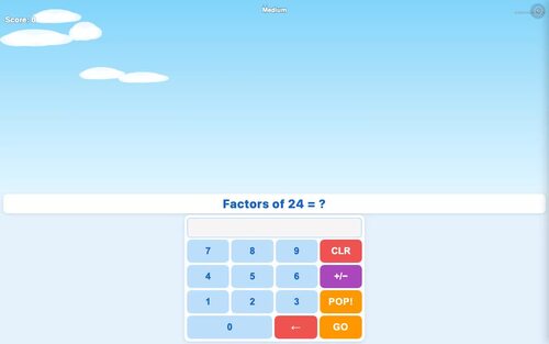 4th Grade Factors & Multiples Math Game | Independent Math Practice