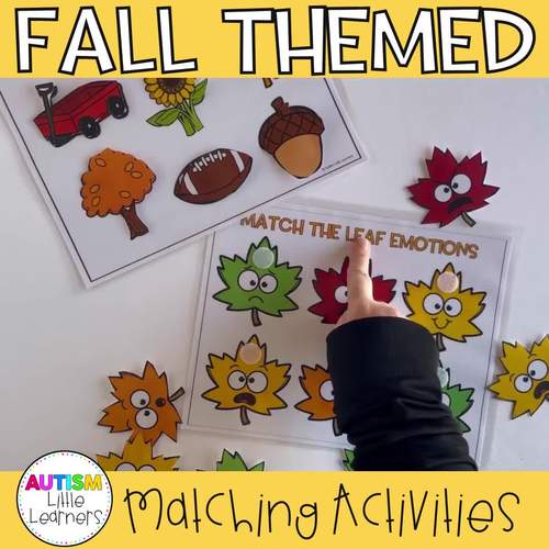 Preschool Fall Theme Activities by Autism Little Learners | TPT