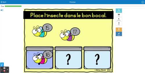 BOOM Cards: J'apprends les nombres FRANÇAIS 1 - 50 (avec AUDIO) by Mme Bock
