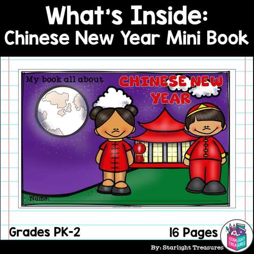 Chinese New Year Mini Book for Early Readers by Starlight Treasures