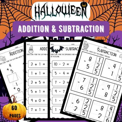 Addition & Subtraction to 10 | Pre-k - Kindergarten Math Worksheets