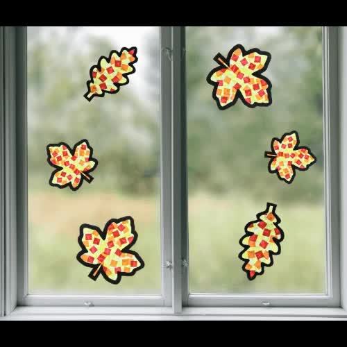 Sun Catcher - Fall Leaves by Labbeasy | TPT