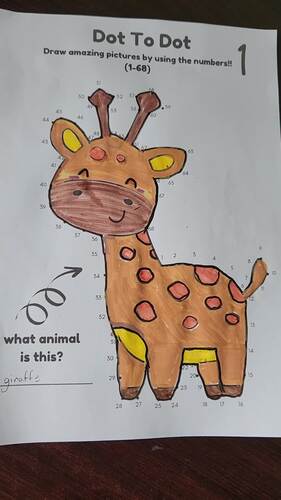 Dot To Dot Adventure : Journey Using Numbers How To Count and Draw by SKLW