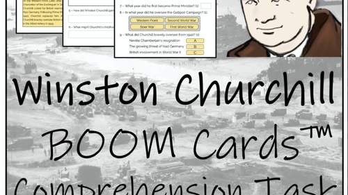 Winston Churchill BOOM Cards™ Comprehension Activity | 5th Grade & 6th ...