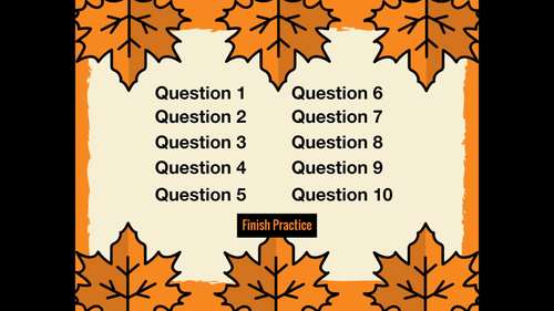 Fall Interactive - Math ACT Skills - Mean and Average - Google Slides