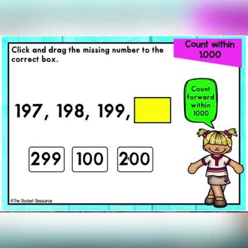 Counting within 1000 & Skip Counting BOOM™ Cards | 2.NBT.A.2 | TPT