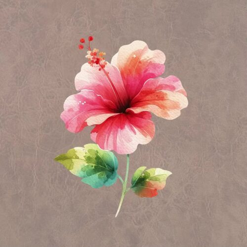 40 Clip art of watercolor wildflower PNG Clipart - Instant Digital Download