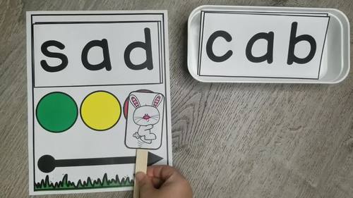 Blending Words Bundle (April) CVC, CVCC, CCVC words | TPT