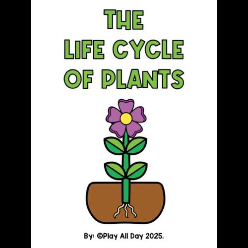 Plant Life Cycle Adapted Books | Flash Cards | Poster | Plants ...