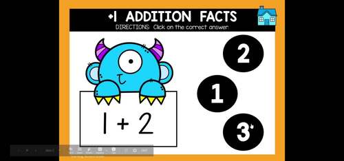 Addition Google Slides™ {+1 to +9) Math Fact Fluency by Teaching Second ...