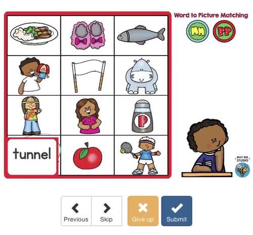 DOUBLE CONSONANTS MM PP PHONICS BOOM CARDS MATCHING WORD TO PICTURE ...