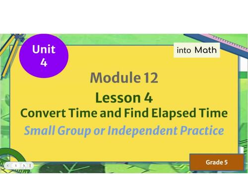 HMH Into Math, Grade 5, Module 12 Bundle (Lessons 1-4) by Annie's ...