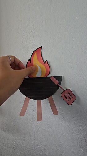 BBQ Grill Craft & Writing Prompt | Cut & Glue | Camping Theme Craft for ...
