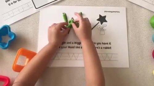 Alphabet Rhyming Play Dough Mat | Alphabet Tracing Mat by Growing ...