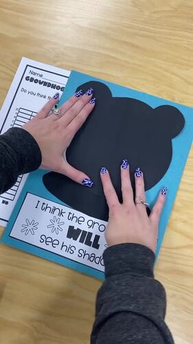 Groundhog's Day Craft and Graphing Activity - Predictions | TPT