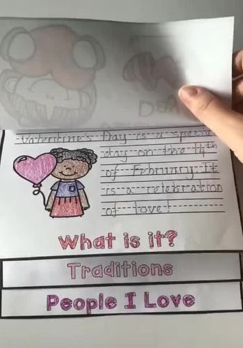 February Flip Books President's Day Craftivity 2nd 1st Grade Writing Center