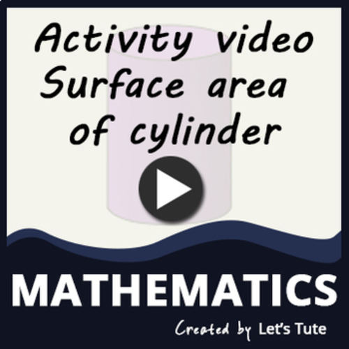 Math Activity video - Cylinder (Surface area and Volume) Geometry by ...