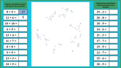 Mystery Digital Pixel Art NO PREP - Earth Globe Addition and ...