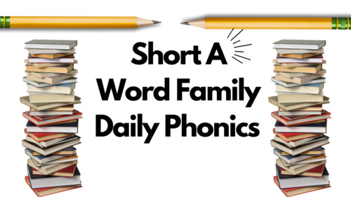 Daily Phonics: Short A Word Family Follow Along by Dr Hines | TPT