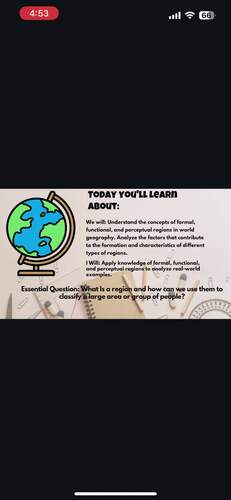 Types of Regions Power Point (PPT) by World Wide Geography | TPT