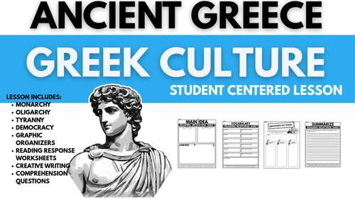 Ancient Greece Map Reading Comprehension Passage Worksheets Middle School