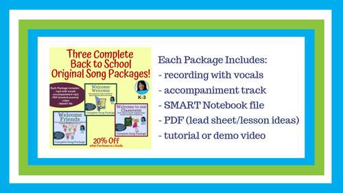 Back To School Music Bundle for Elementary Music | Welcome Songs ...