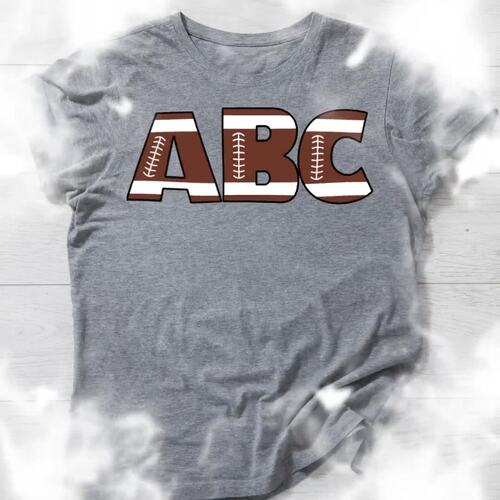 American football bulletin board | Letters and Numbers by VividDoodle