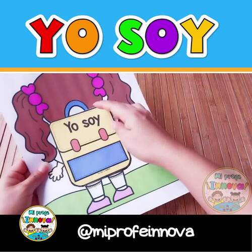 All About Me Craft in Spanish - Back To School Activities / Todo sobre mí