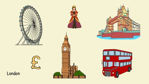 Distance Learning: Famous Cities Video by Learn English with Lucky