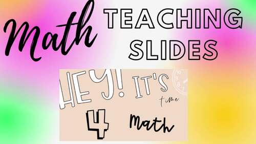 Everyday Math - 3rd Grade - Unit 4 - Teaching Slides & Exit Tickets