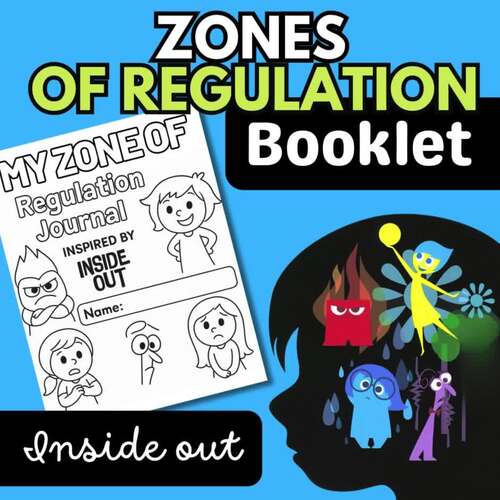 Zones of Regulation Activities – Inside Out Inspired SEL Booklet Pre-K ...