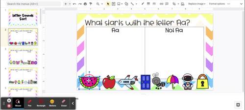 Beginning Letter Sound Matching - Digital Activity by The Original Digital