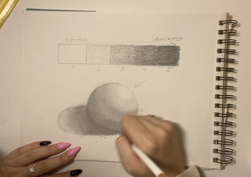 How to: Draw and Shade a 3D Sphere by Ms. Roccia | TPT