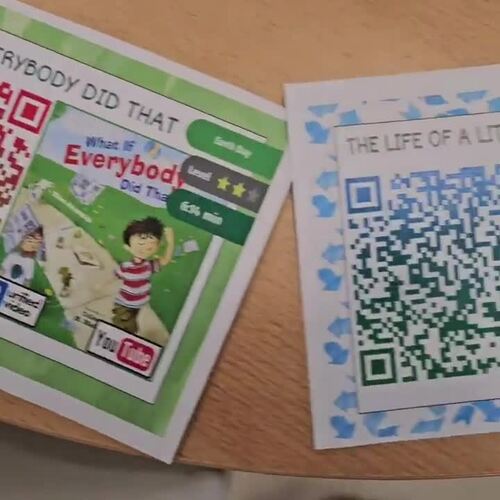 20 Earth Day QR code story read-alouds for Listening center | worksheets