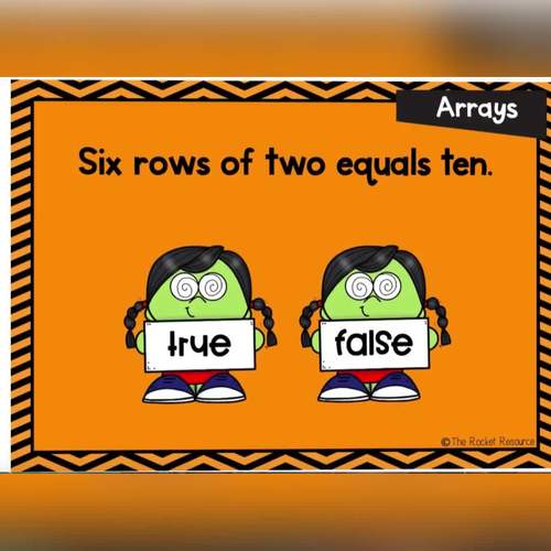 Arrays with Addition Halloween BOOM™ Cards | 2.OA.C.4 by The Rocket ...