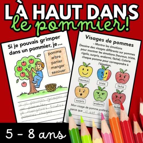 Mon Pommier – Cahier Automne Pomme | Français maternelle CP | Écriture ...