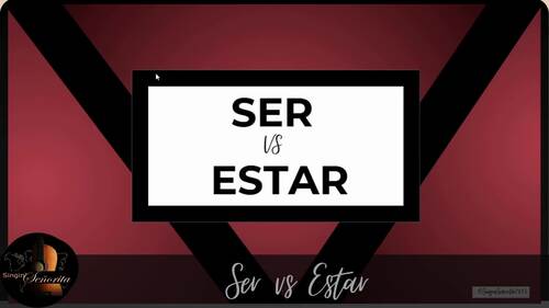 Ser vs Estar PowerPoint Lesson by SinginSeñorita | TPT
