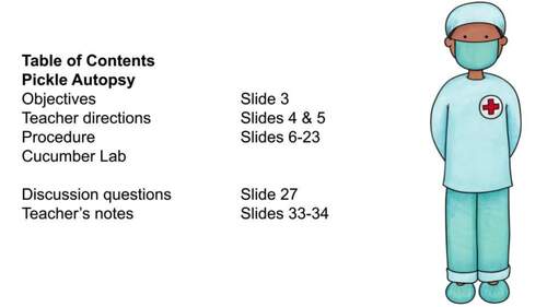 Pickle & Dissection & Cucumber Osmosis Lab, Cell Membrane Transport ...