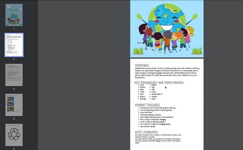 Earth Day | How to Recycle | Spanish | Día de la Tierra | A Reciclar