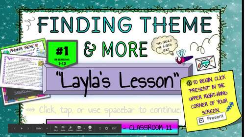 Finding Theme Distance/Digital Learning Resource #10 : "THE OLD TREE HOUSE"