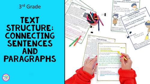 Nonfiction Text Structure Passages Worksheets Anchor Chart 3rd Grad RI ...