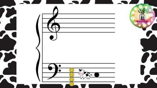 Video - recognise and play the Grand Stave Farmyard Notes by Music with ...