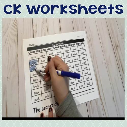 CK Ending Worksheets by Simply B Teaching | TPT
