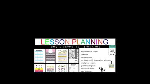 Editable Digital Teacher Planner & Lesson Binder 2024 by ...