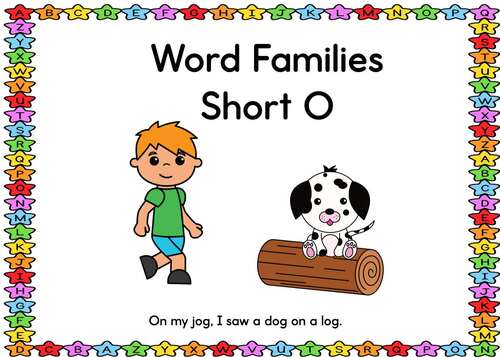 Short O CVC Word Families | Word Work by Pint Size Learners | TPT