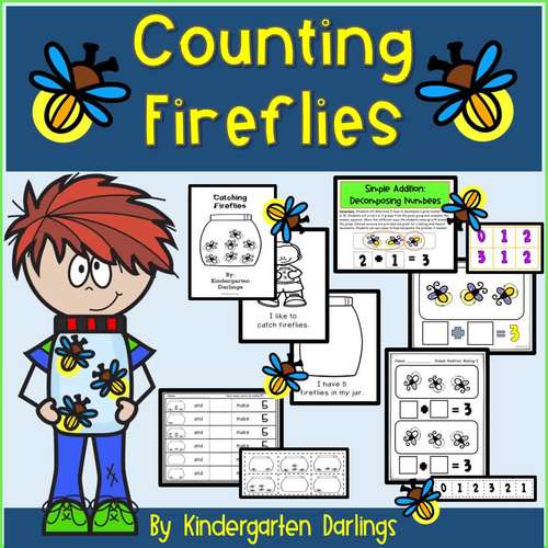 Bug & Insect Math Unit on Fireflies Numbers 0-20, Addition, Subtraction ...